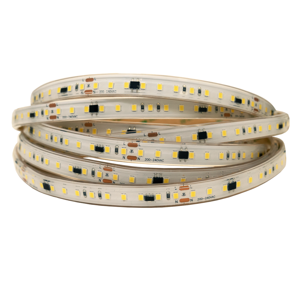 Metro de tira LED AC220V 17W 120LEDs/m IP66 4.000ºK 10mm 50m | Iludec ...